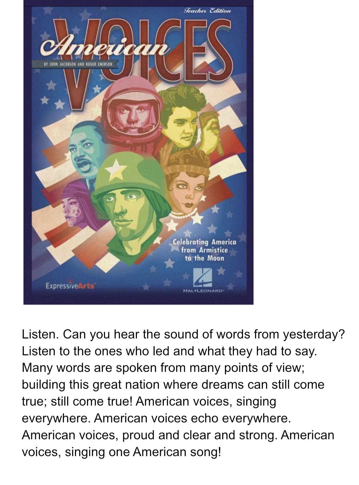 American voices #52022 – Juddmusic's Blog