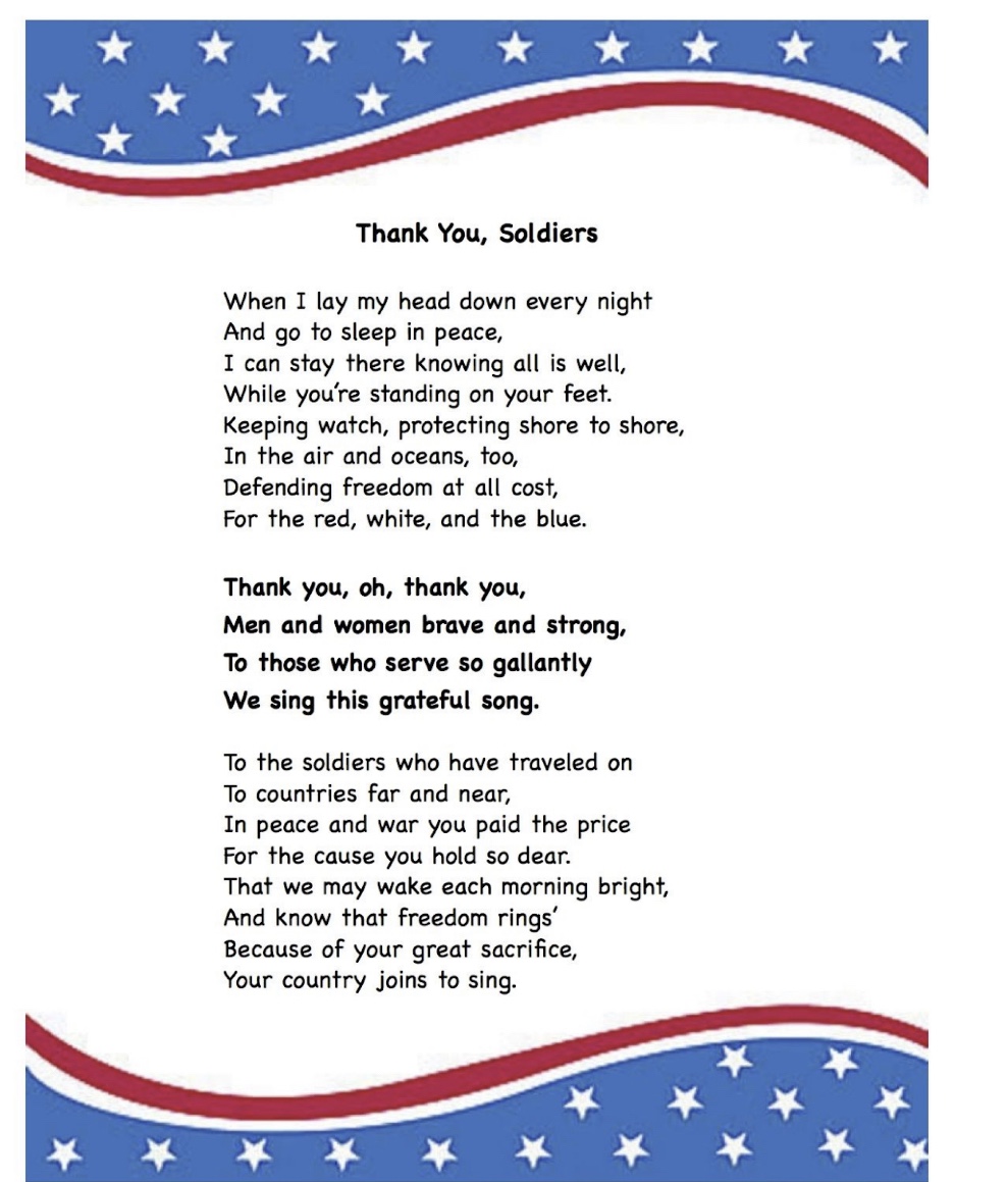 Thank you, Soldiers #grade2 #52023 – Perrymuse