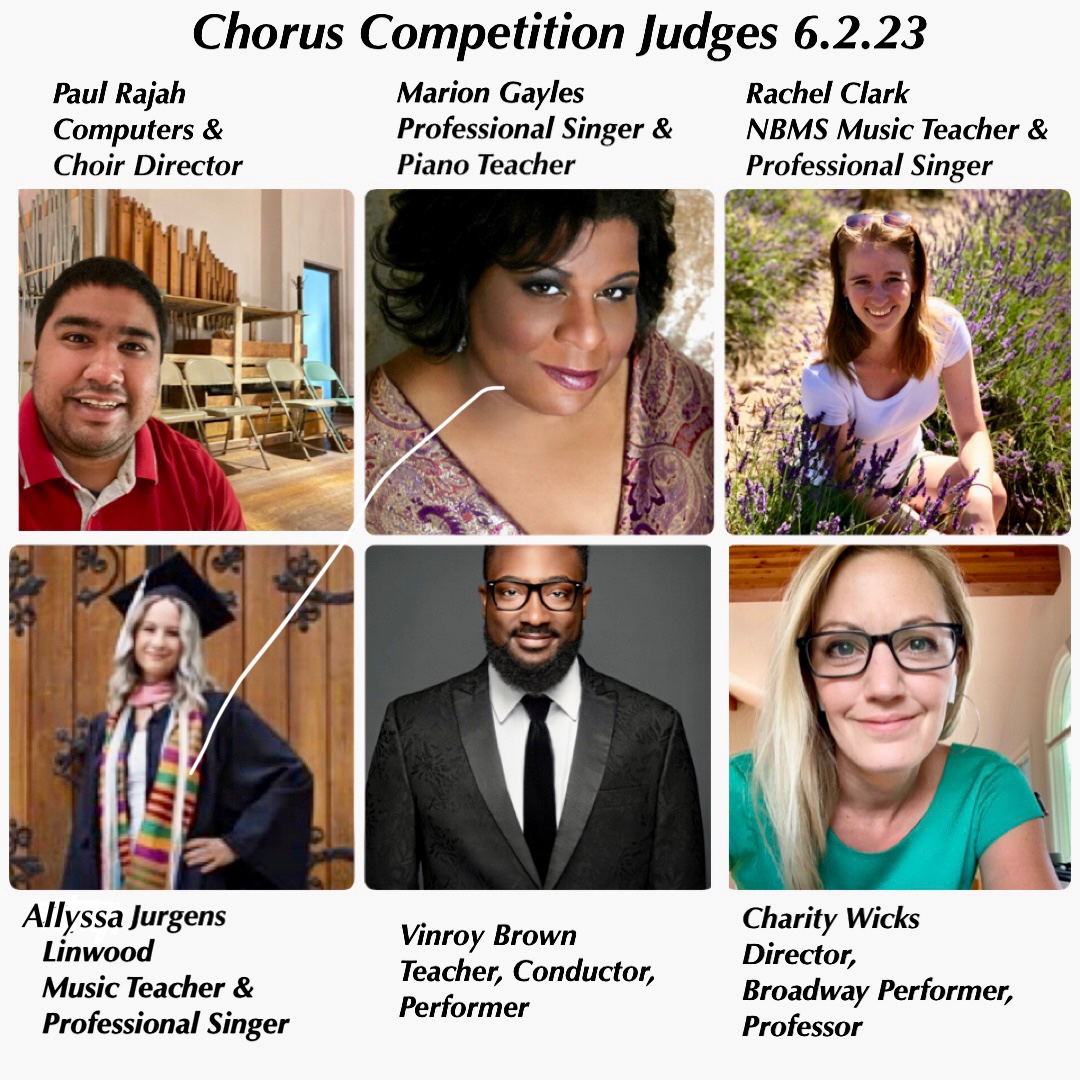 Our 2023 Chorus Competition Judges! – Perrymuse