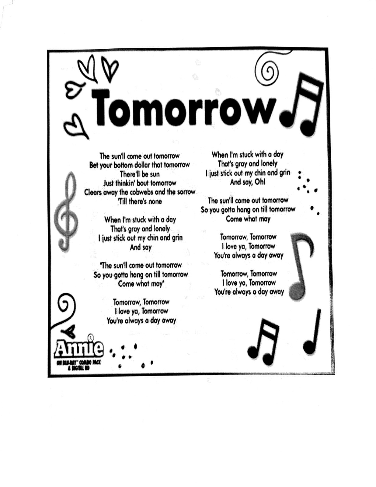 Annie Songs – Perrymuse